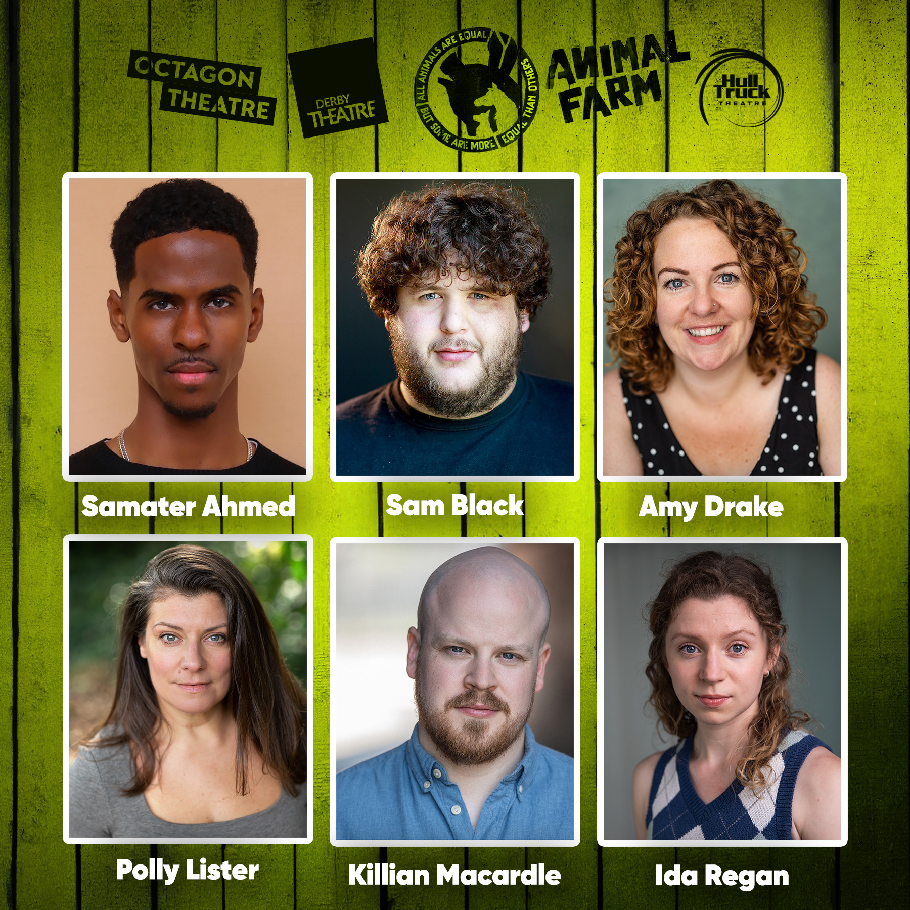 Cast announced for new co-production of Animal Farm - Derby Theatre